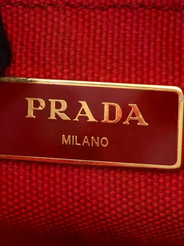 Prada Canapa Logo Tote Satchel