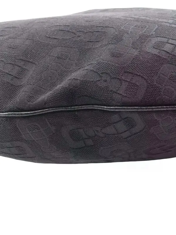 Gucci Gg Canvas Horsebit Glam Hobo Bag