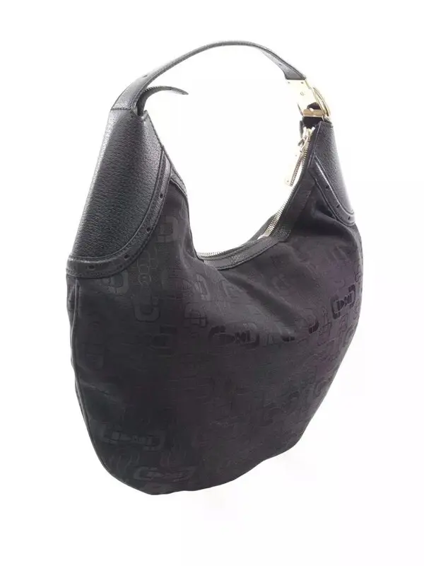 Gucci Gg Canvas Horsebit Glam Hobo Bag