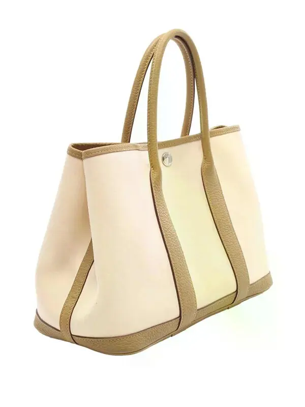 Hermès Toile Garden Party Tpm Tote Bag - Neutrals
