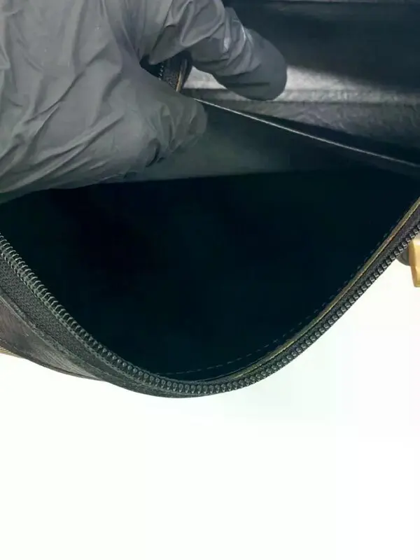 Burberry Haymarket Check Canvas Boston Bag