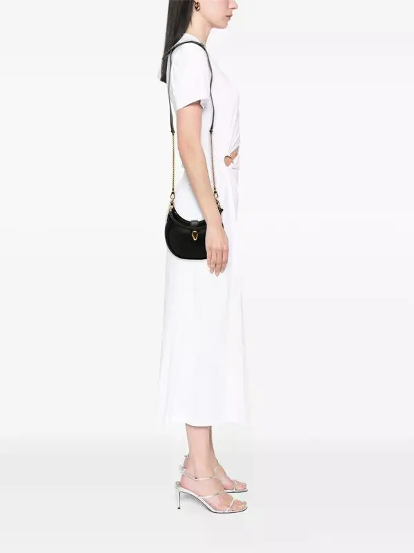 BVLGARI Small Leather Serpenti Ellipse Satchel