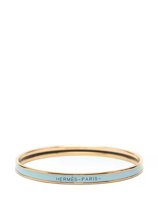 Hermès Extra Narrow Enamel Uni Bangle Bracelet