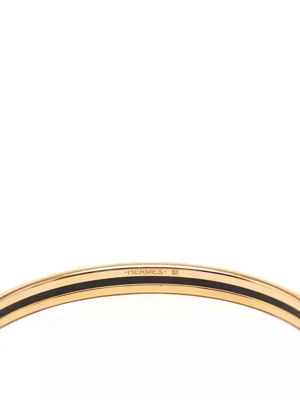 Hermès Extra Narrow Enamel Uni Bangle Bracelet