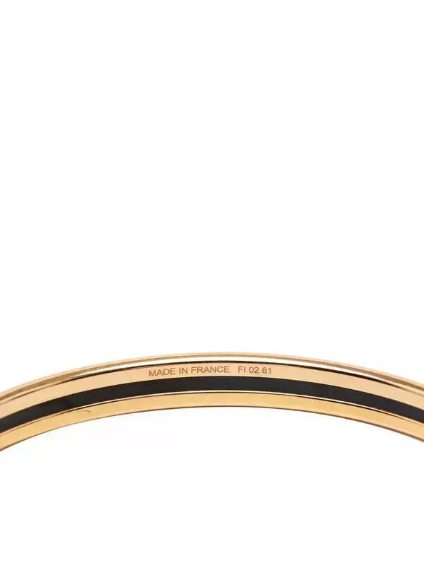 Hermès Extra Narrow Enamel Uni Bangle Bracelet