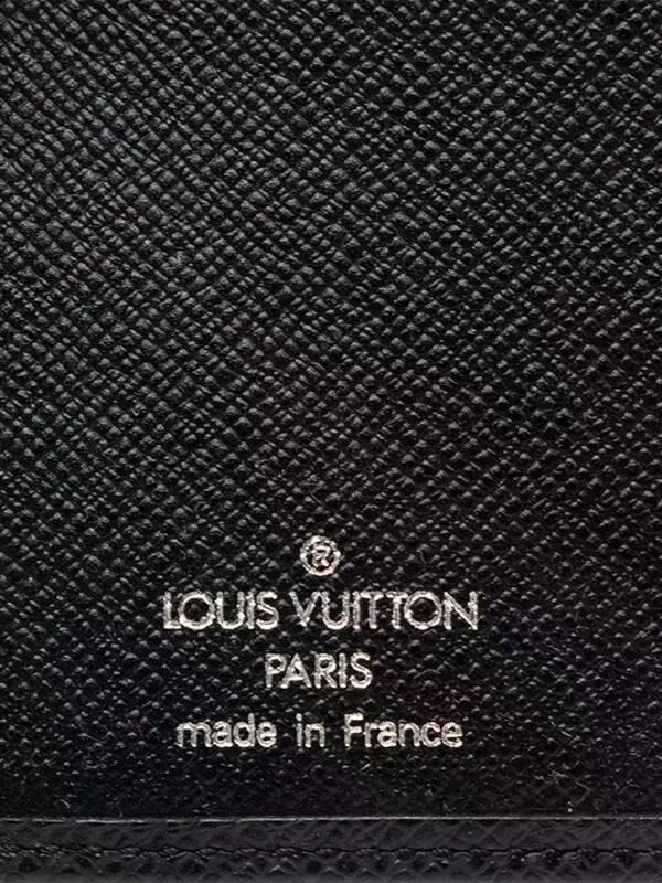 LOUIS VUITTON 2002 Taiga Brazza Wallet Long Wallets