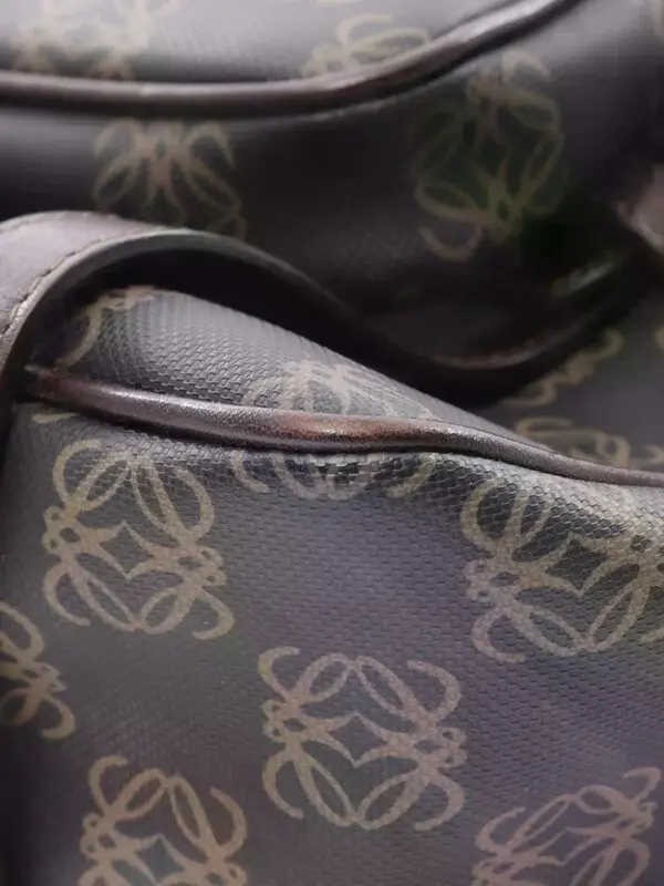 Loewe 2005 Anagram Coated Canvas Handbag