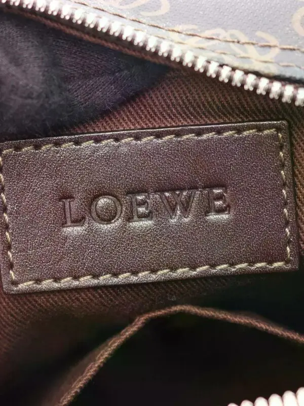 Loewe 2005 Anagram Coated Canvas Handbag