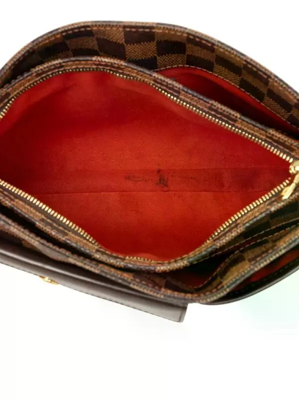 LOUIS VUITTON Damier Ebene Aubagne Shoulder Bag