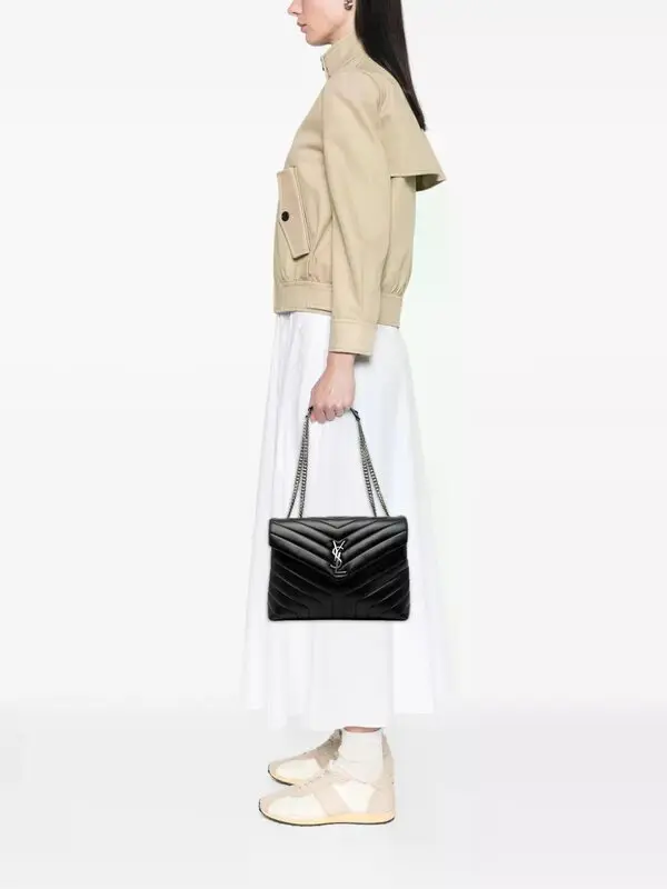 Saint Laurent Loulou Shoulder Bag - Black