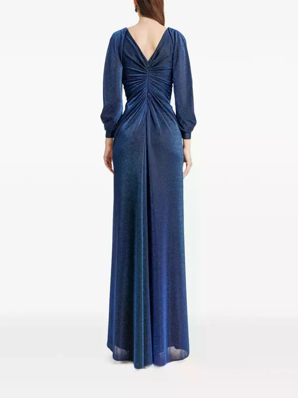 GEMY MAALOUF Gathered Long Sleeve Dress