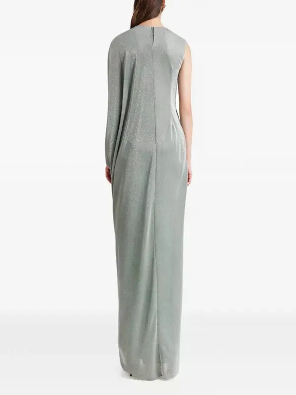 GEMY MAALOUF Asymmetrical Draped-sleeve Dress