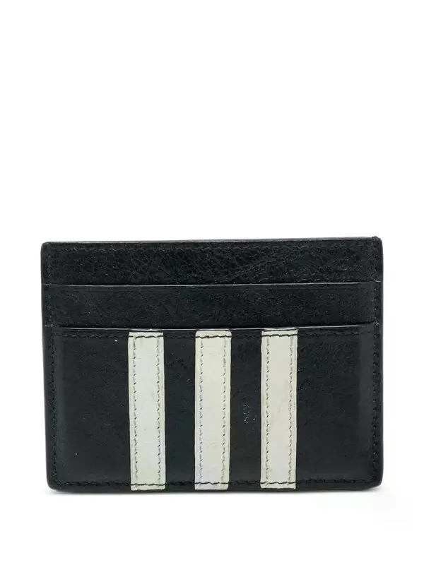 Balenciaga Xadidas Logo-print Card Holder - Black