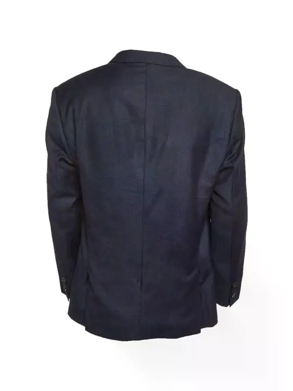 Hugo Boss Check-pattern Slim-fit Blazer
