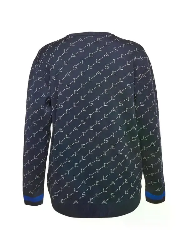 Stella McCartney All-over Logo Print Long Sleeve Sweater