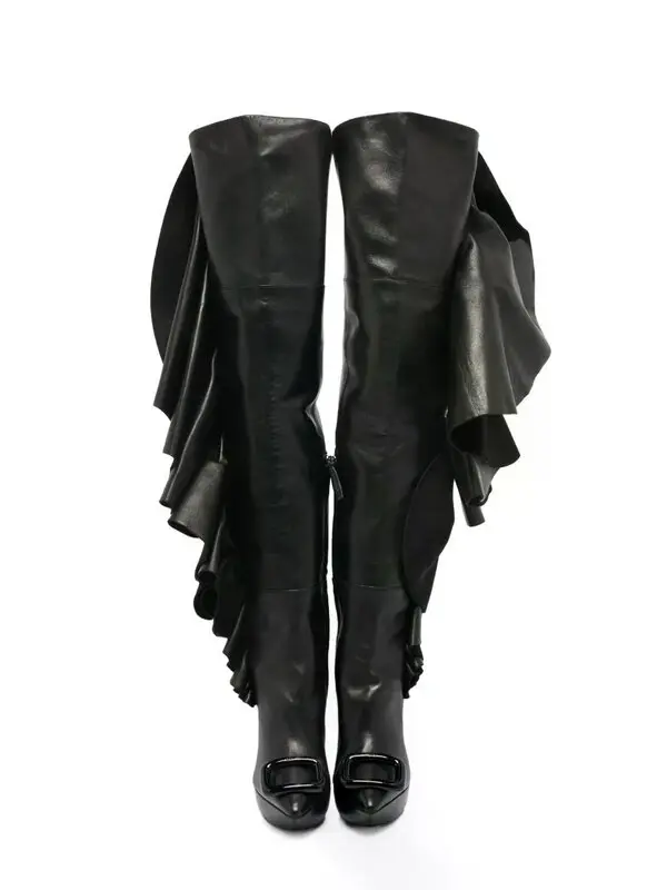 ROGER VIVIER Viv Choc Ruffled Boots