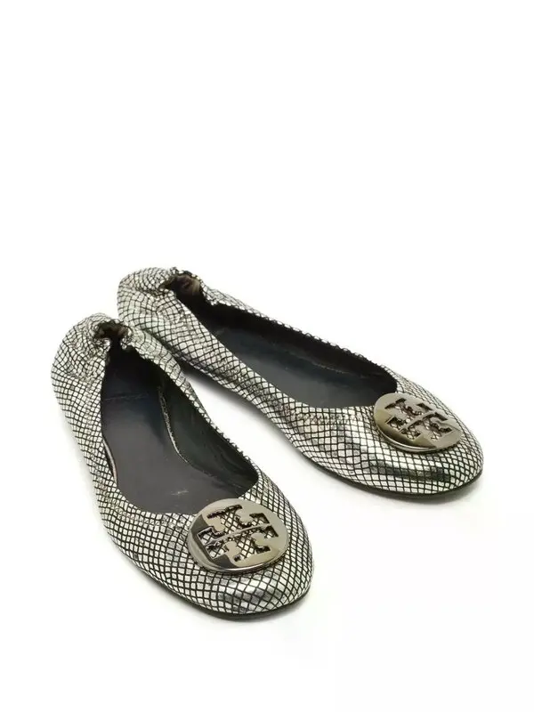 Tory Burch Reva Logo Medallion Ballet Flats