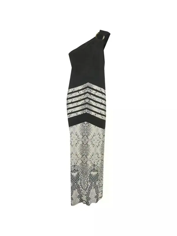 Roberto Cavalli One-shoulder Maxi Dress - Neutrals