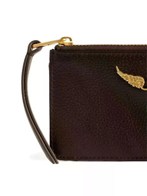 Zadig&Voltaire Zv Grained Leather Cardholder