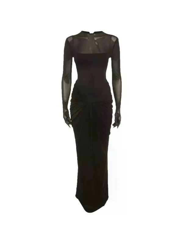 CHATS BY C.DAM Serena Draped Maxi Dress