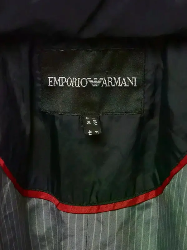 Emporio Armani Quilted Hooded Coat