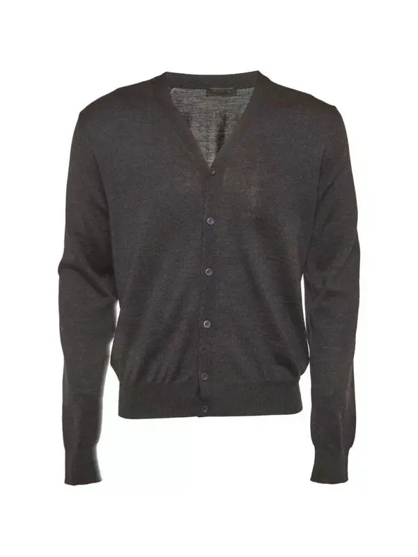 Prada V-neck Button-front Cardigan