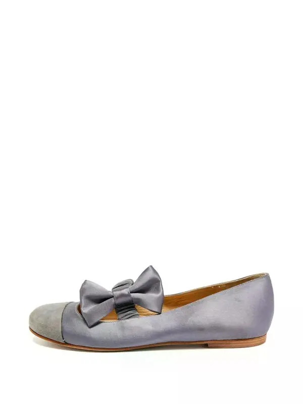 See By Chloé Bow Detail Ballet Flats - Grey