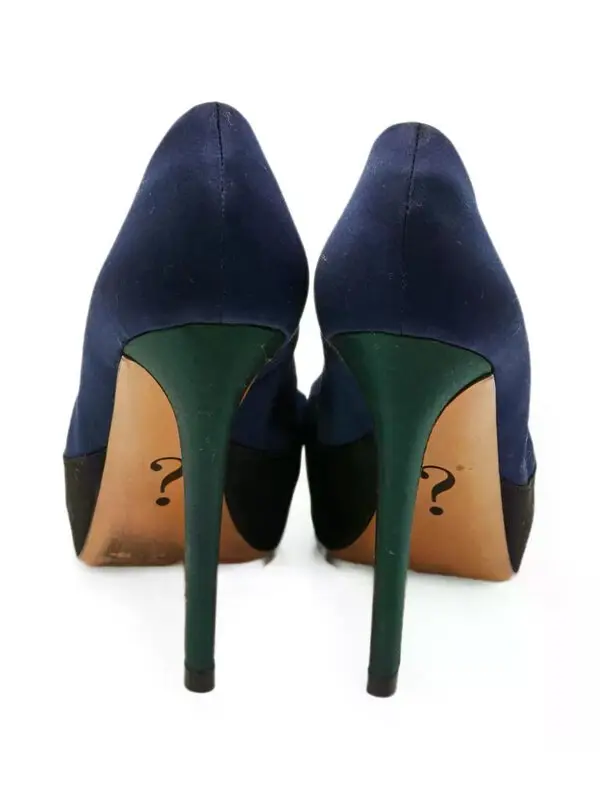Moschino Tricolour Platform Pumps