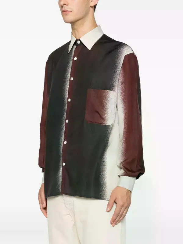 COSTUMEIN Gradient-print Long-sleeve Shirt