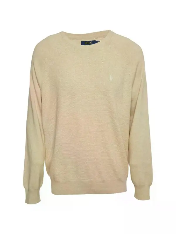 Polo Ralph Lauren Crew-neck Cotton Sweater - Neutrals