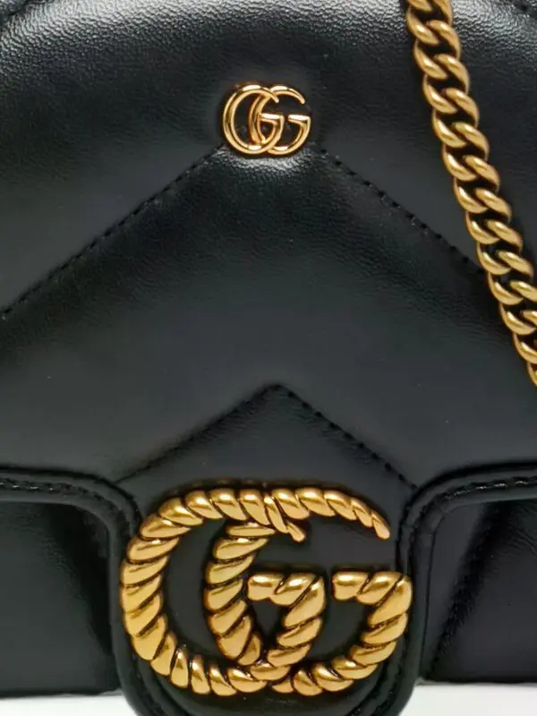 Gucci Mini Gg Marmont Quilted Crossbody Bag