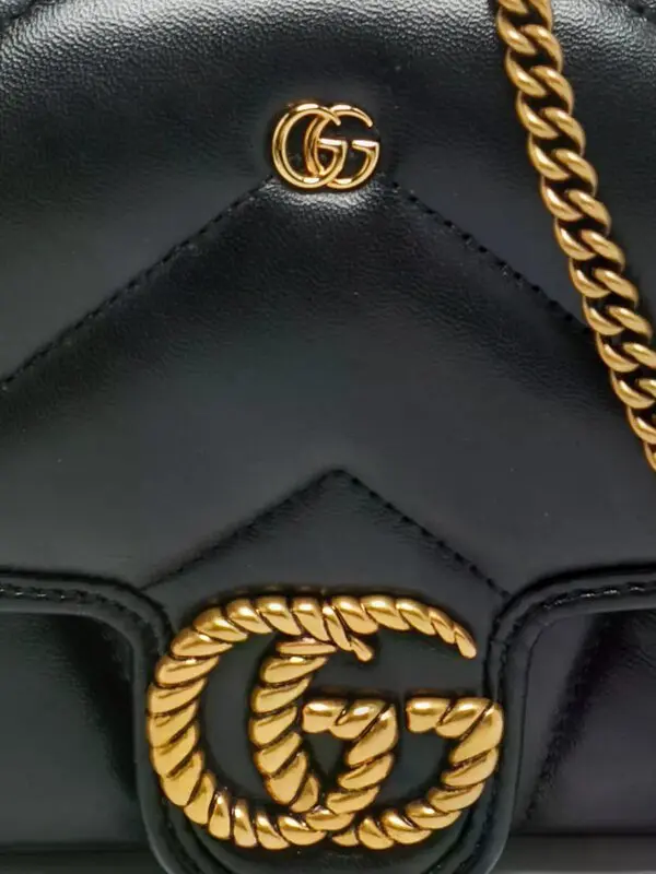 Gucci Mini Gg Marmont Quilted Crossbody Bag