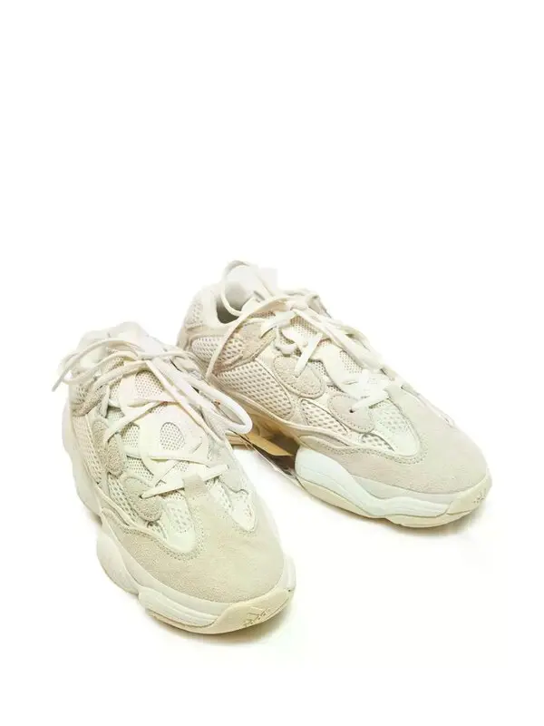 ADIDAS X YEEZY 500 Mesh Suede Sneakers