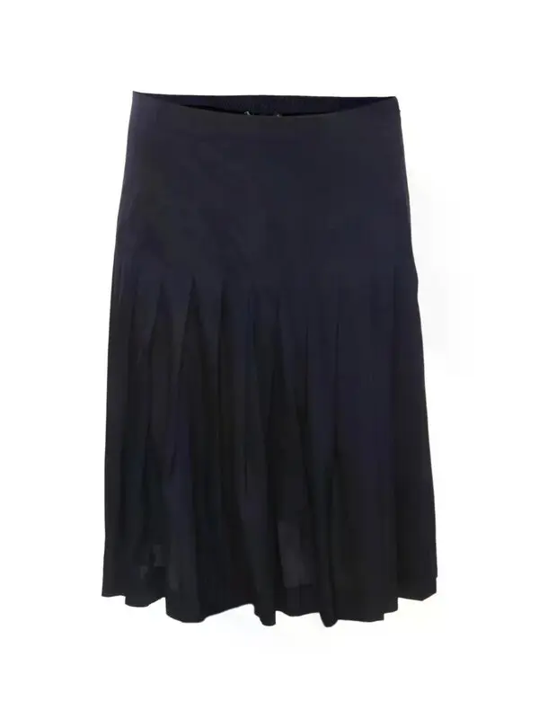Theory Pleated Midi Skirt - Blue