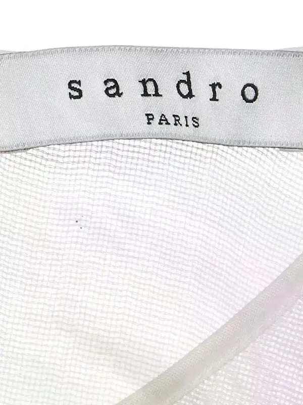 Sandro Scalloped-hem Blouse
