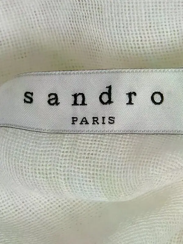 Sandro Scalloped-hem Blouse