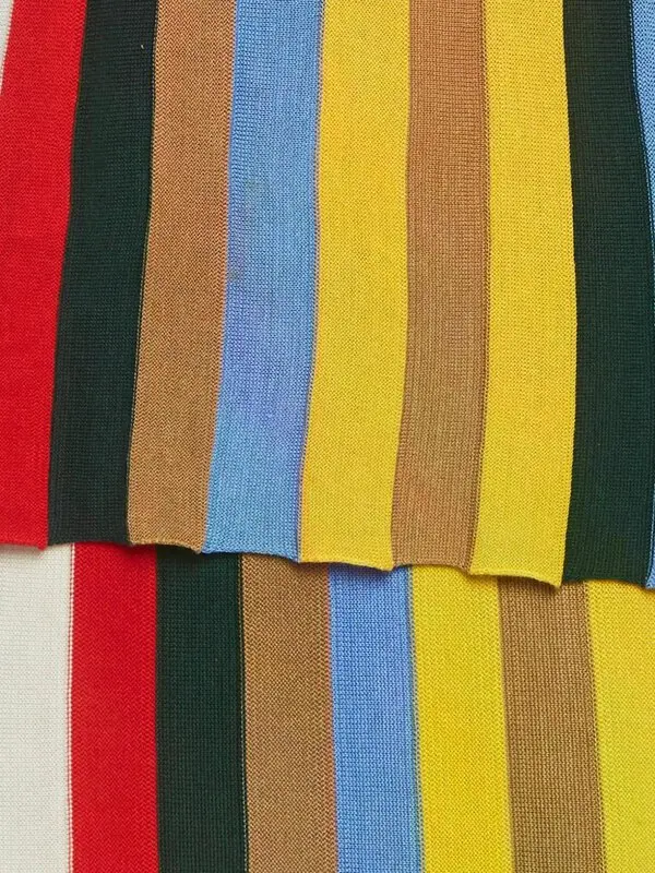 Sonia Rykiel Paris Striped Stretch-knit Set