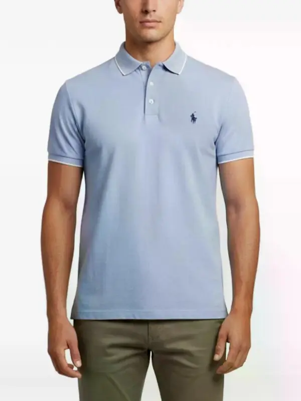 Polo Ralph Lauren Pique Polo Shirt - Blue