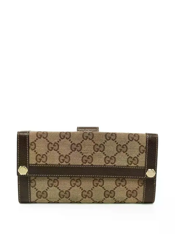 Gucci Gg Canvas Wallet - Neutrals