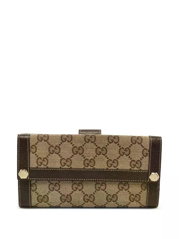 Gucci Gg Canvas Wallet - Neutrals