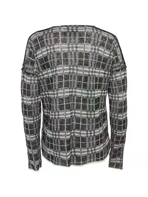 Dolce & Gabbana Plaid Knit Sweater