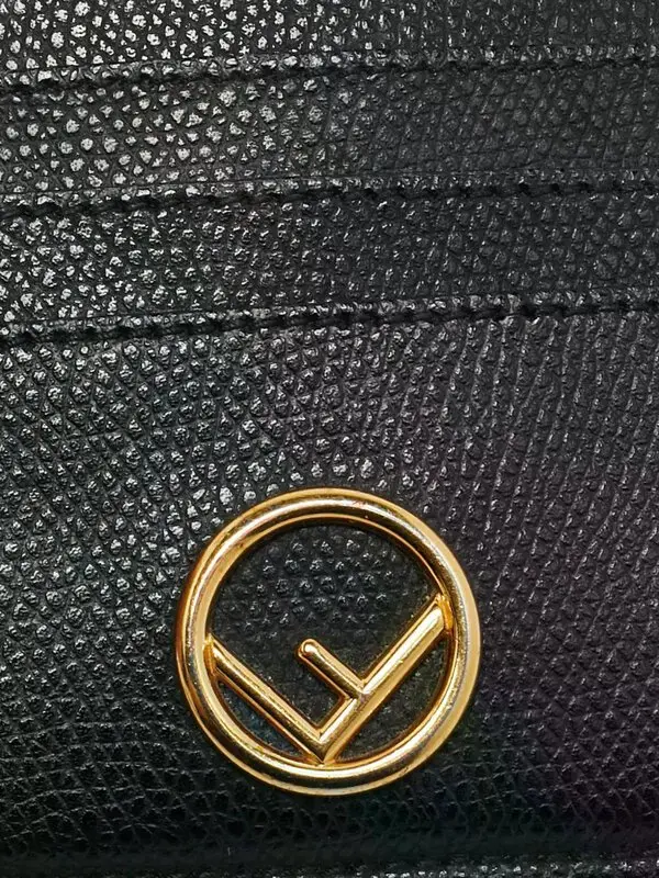 Fendi 2022 F Is Leather Card Holder