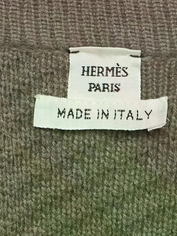 Hermès Virgin Wool Zip-up Coat
