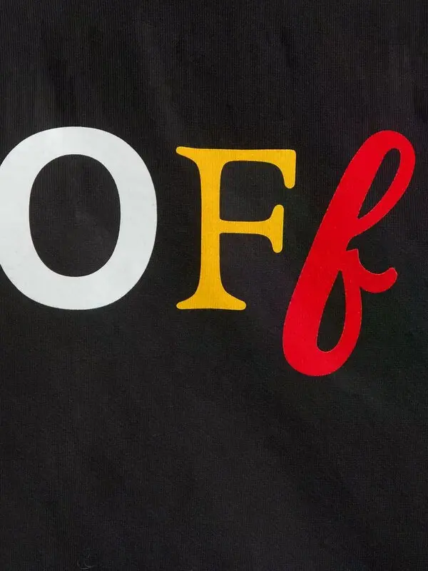 Off-White Logo-print Oversized Sweater - Black