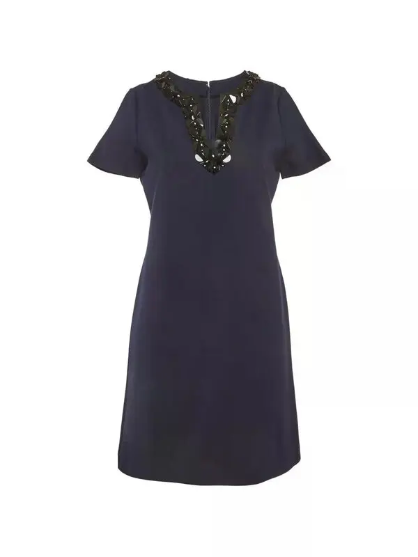 COUNTY OF MILAN Sequin-embellished Midi Dress - Blue