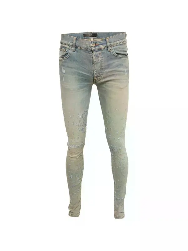 Amiri Distressed Skinny Jeans