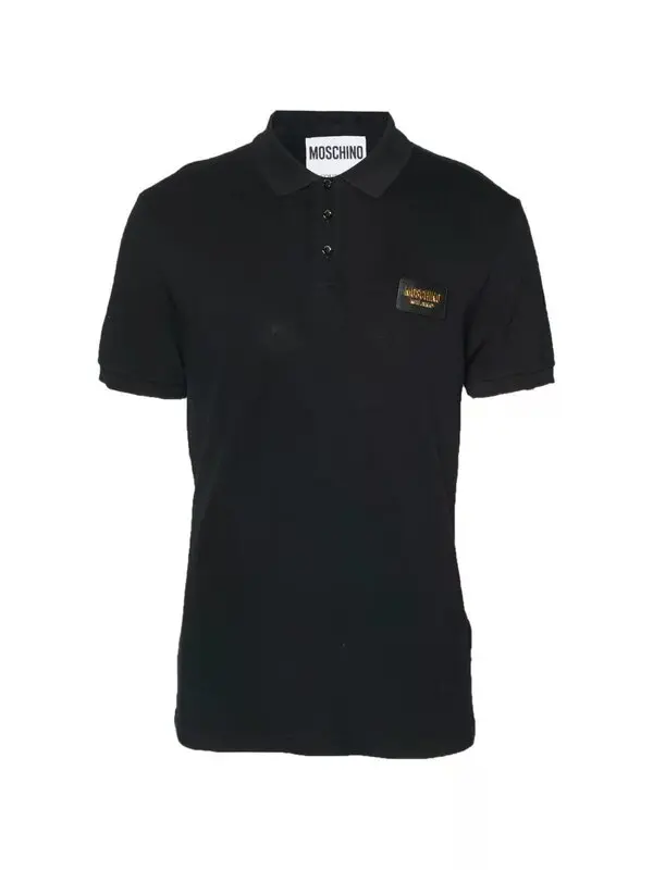 Moschino Logo-patch Polo Shirt