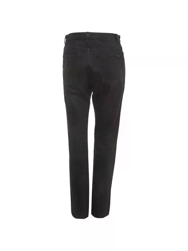 Saint Laurent High-waist Straight Leg Jeans