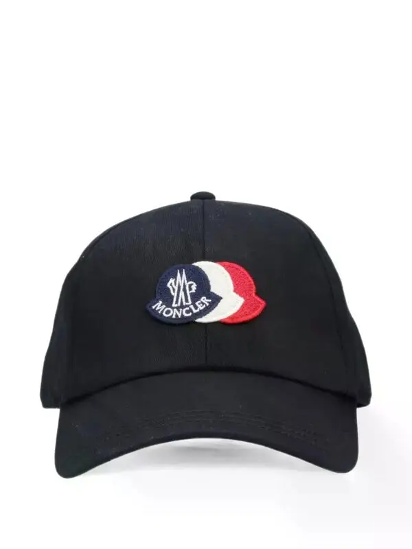 Moncler Logo-patch Baseball Cap - Black