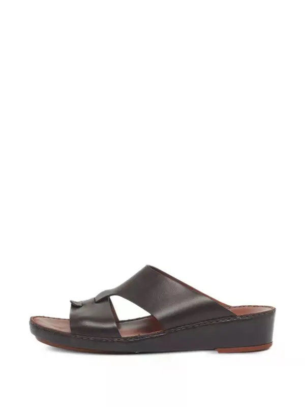 Loro Piana Buckle Detail Slip-on Sandals